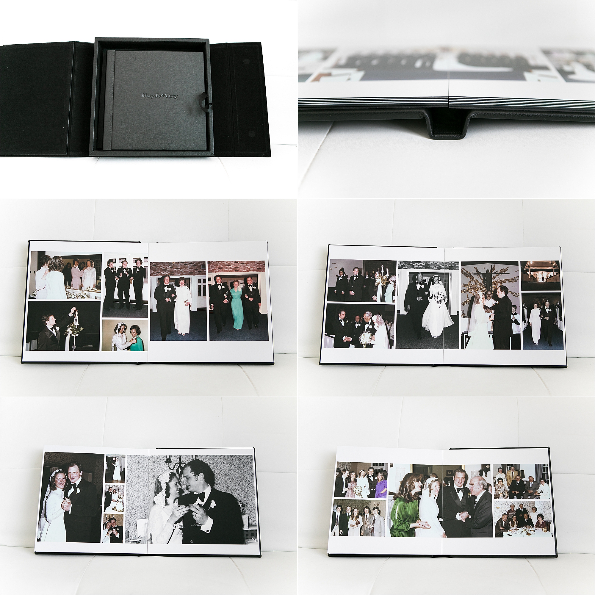 photo restoration project: my parents' wedding album - Miss Freddy