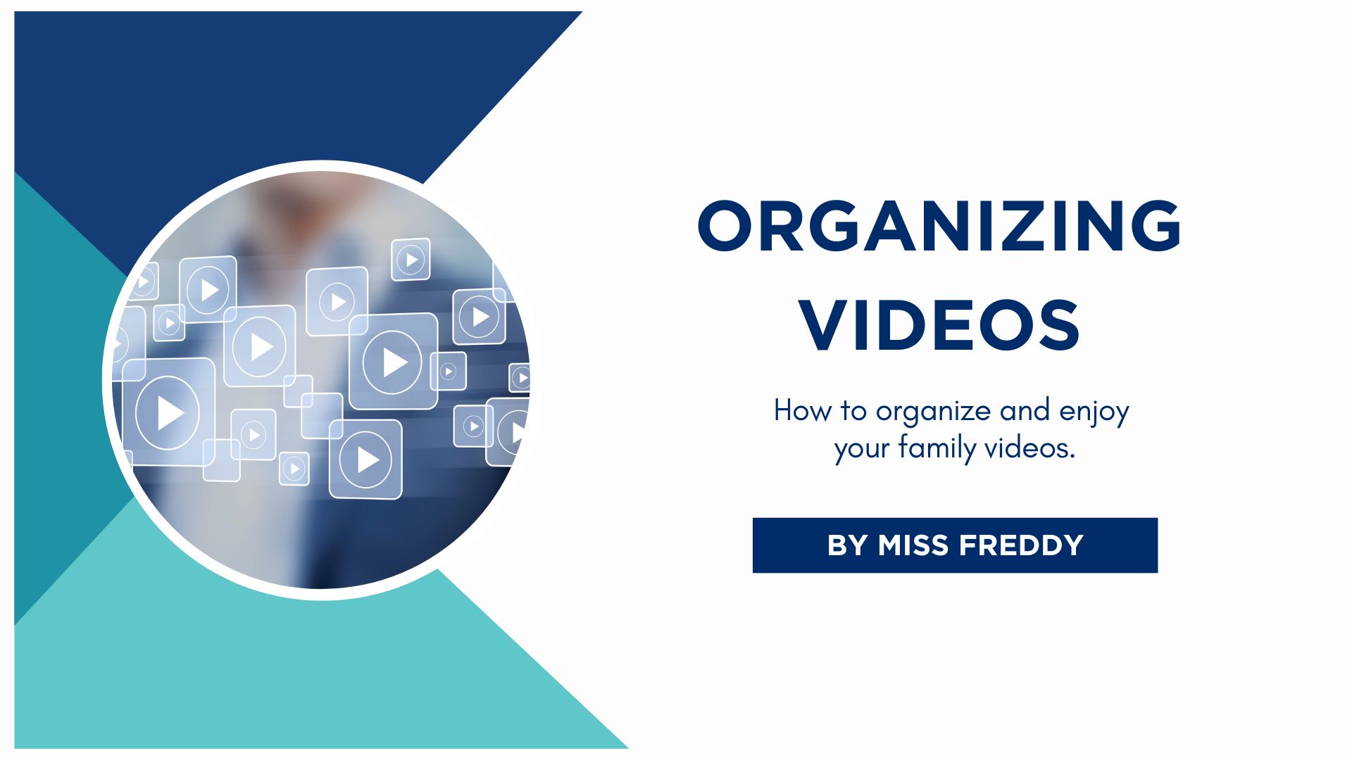Organizing Videos Fast Class - Miss Freddy