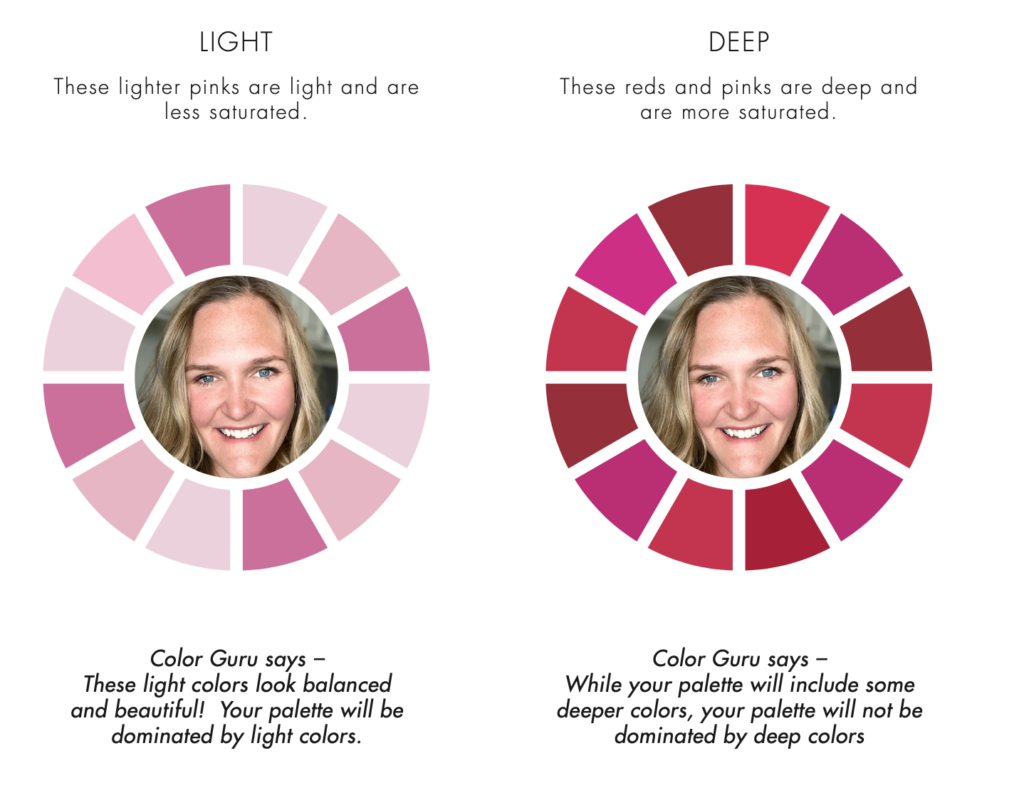 my color analysis with your color guru - Miss Freddy