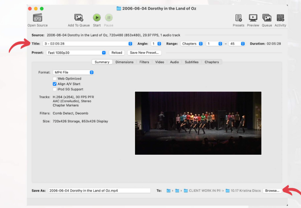 how to convert dvds to digital files - Miss Freddy
